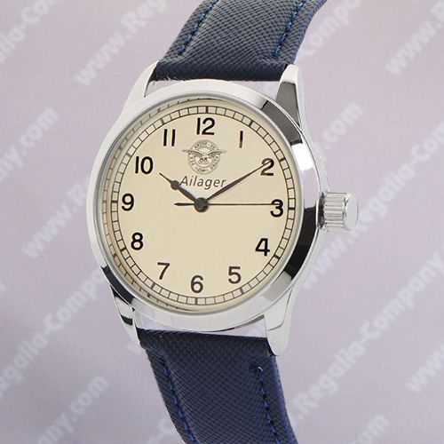 Ailager® British RAF Service Watch - The Airman Pilot's Watch - Blue ...