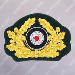German Army General's Gold Bullion Cap Wreath and Cockade | Regalia Company